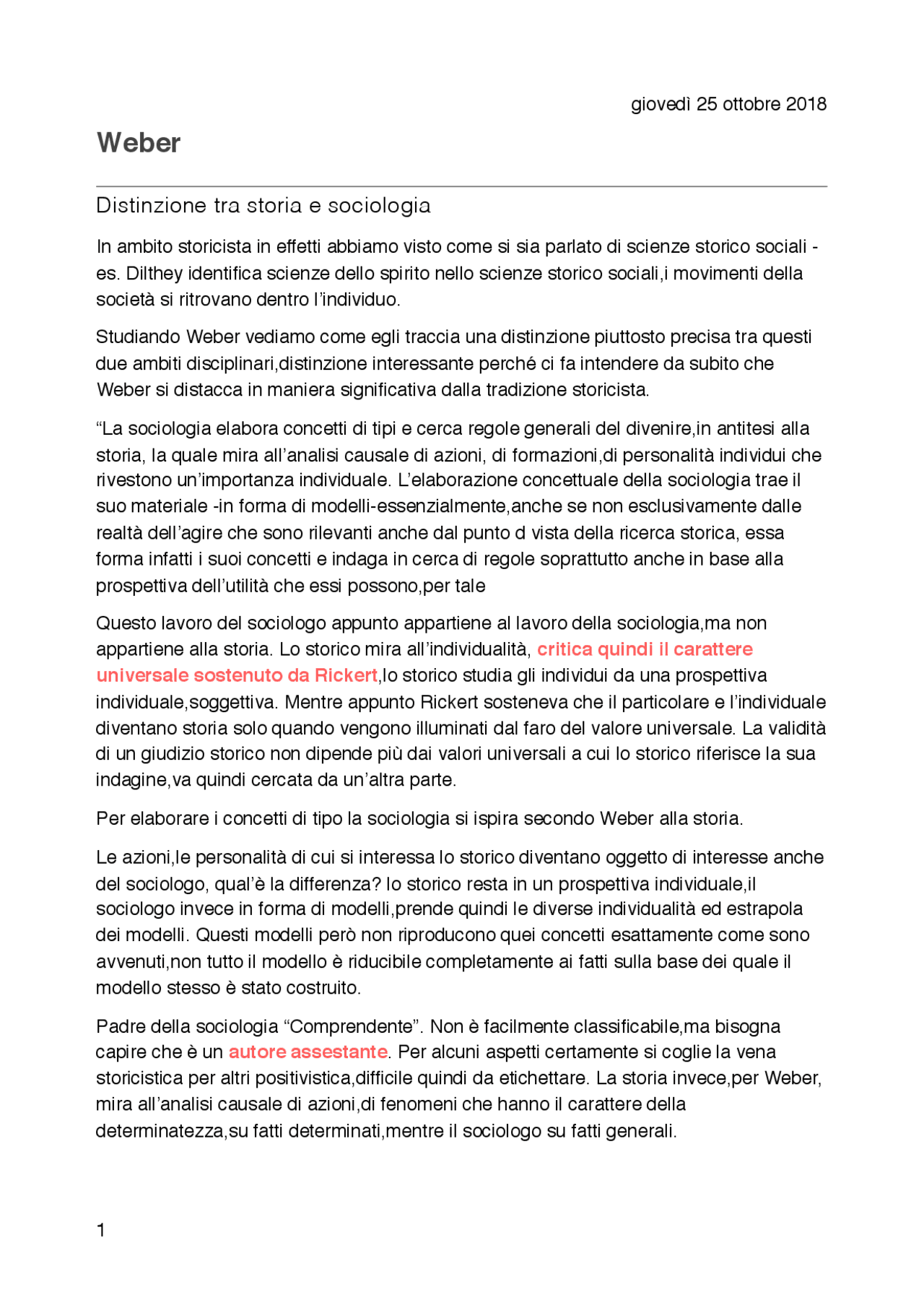 Il filosofo-Max Weber - Docsity