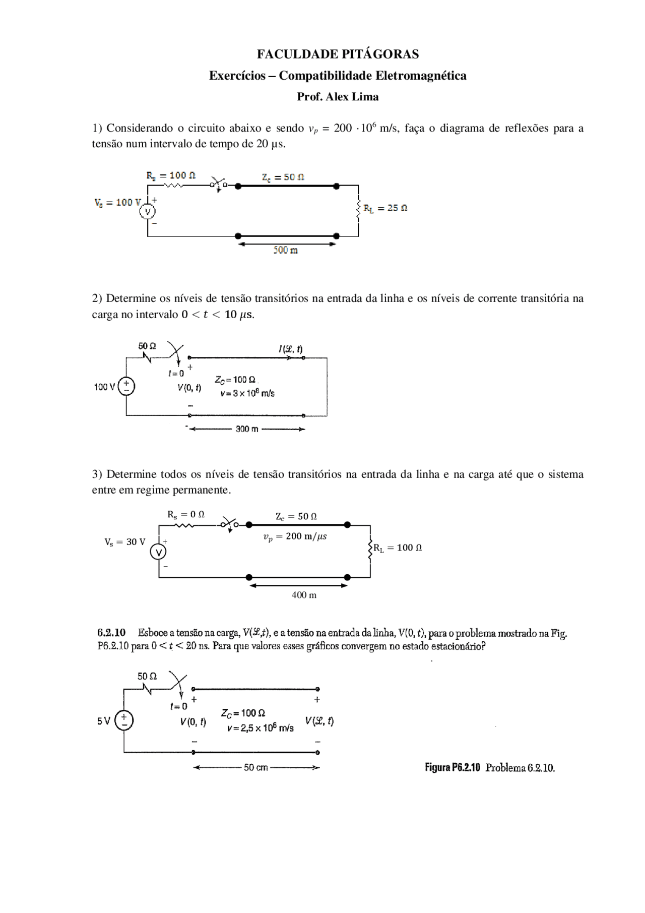 Exercicios Circuitos Elétricos Docsity