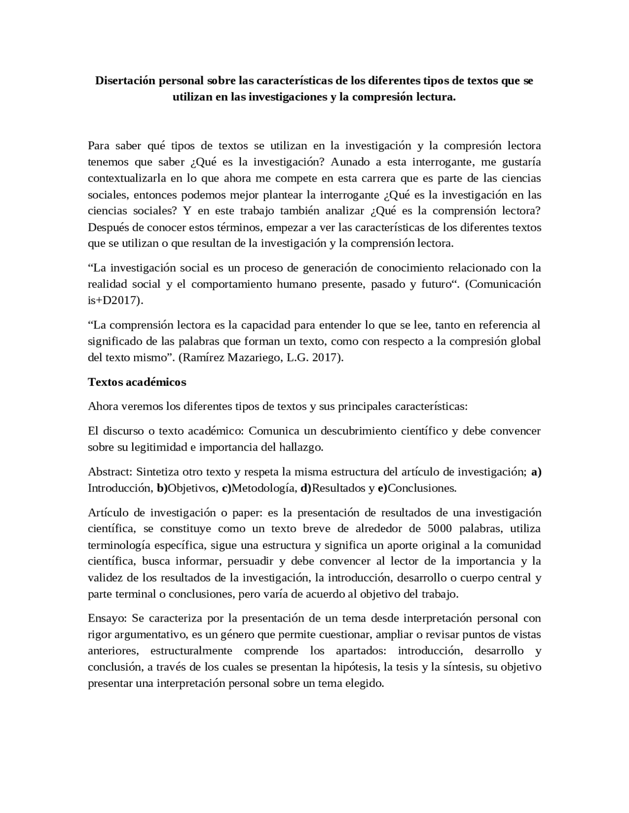 Compresión De Textos Docsity