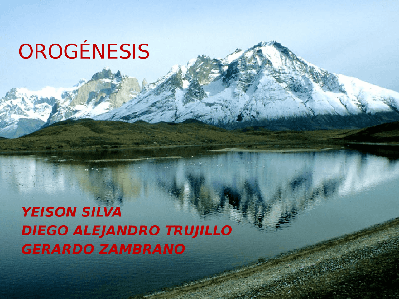 Orogénesis historia y definición - Docsity