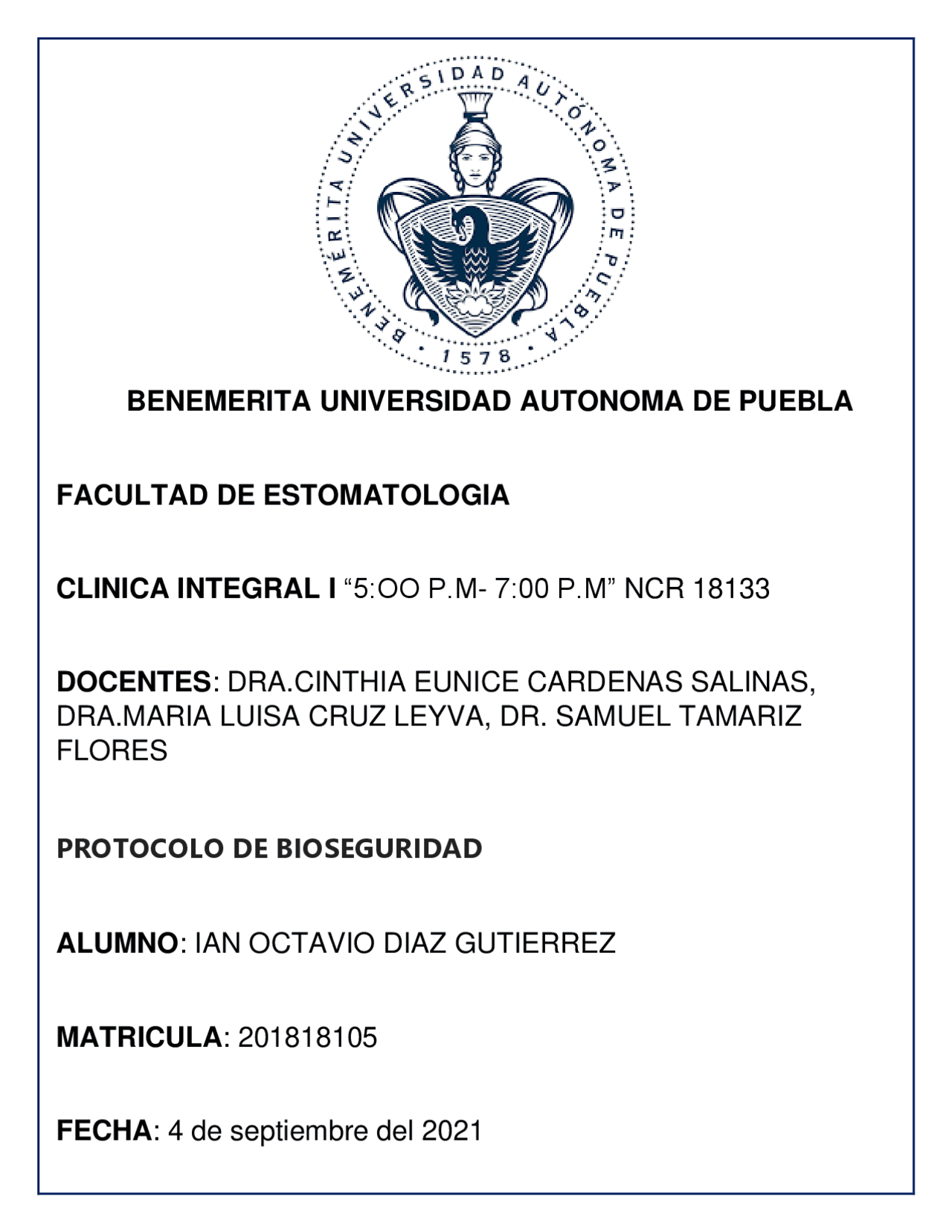 Protocolos De Bioseguridad Docsity