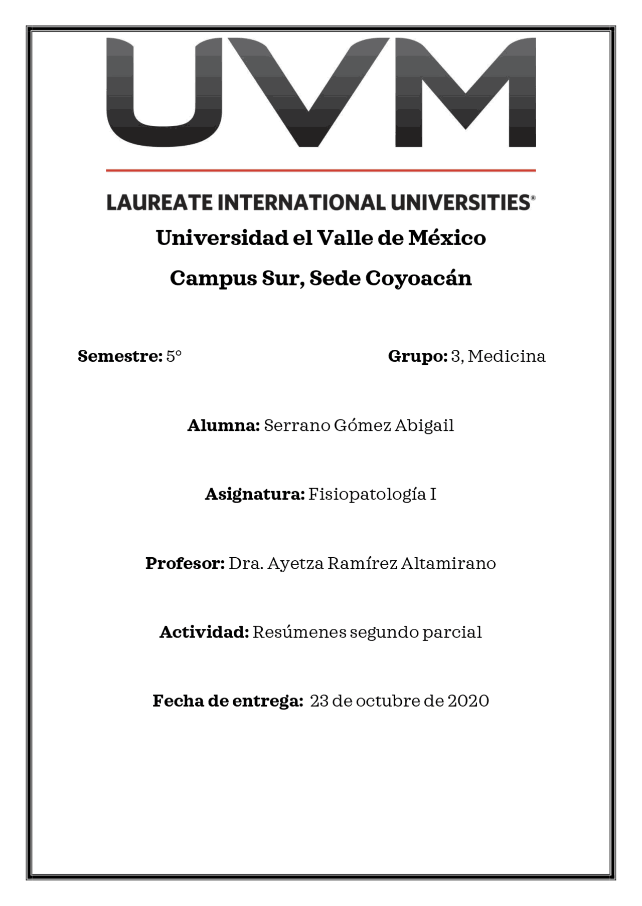 Resúmenes De Fisiopatología Docsity