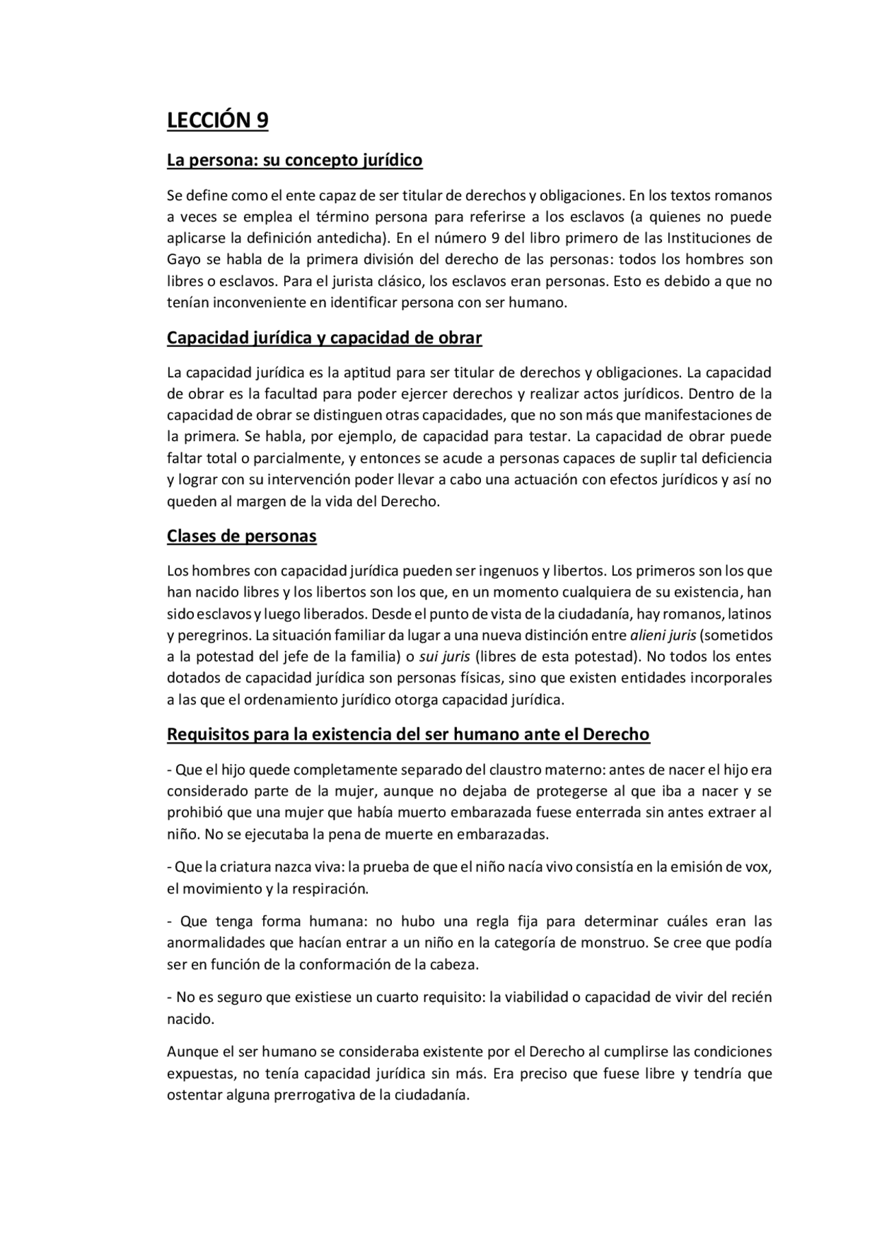 Apuntes Derecho Romano Docsity