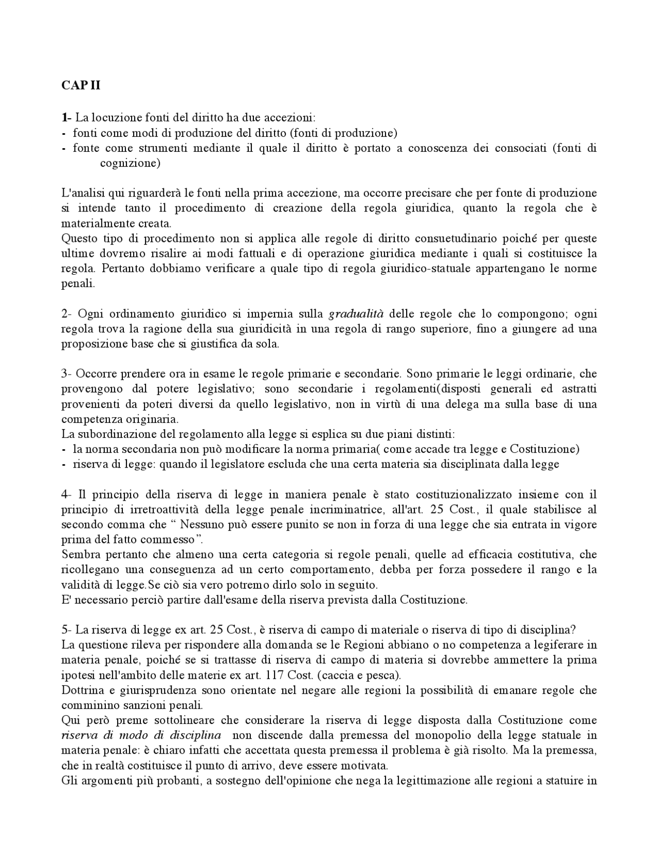 Appunti Di Diritto Penale Presi A Lezione Docsity