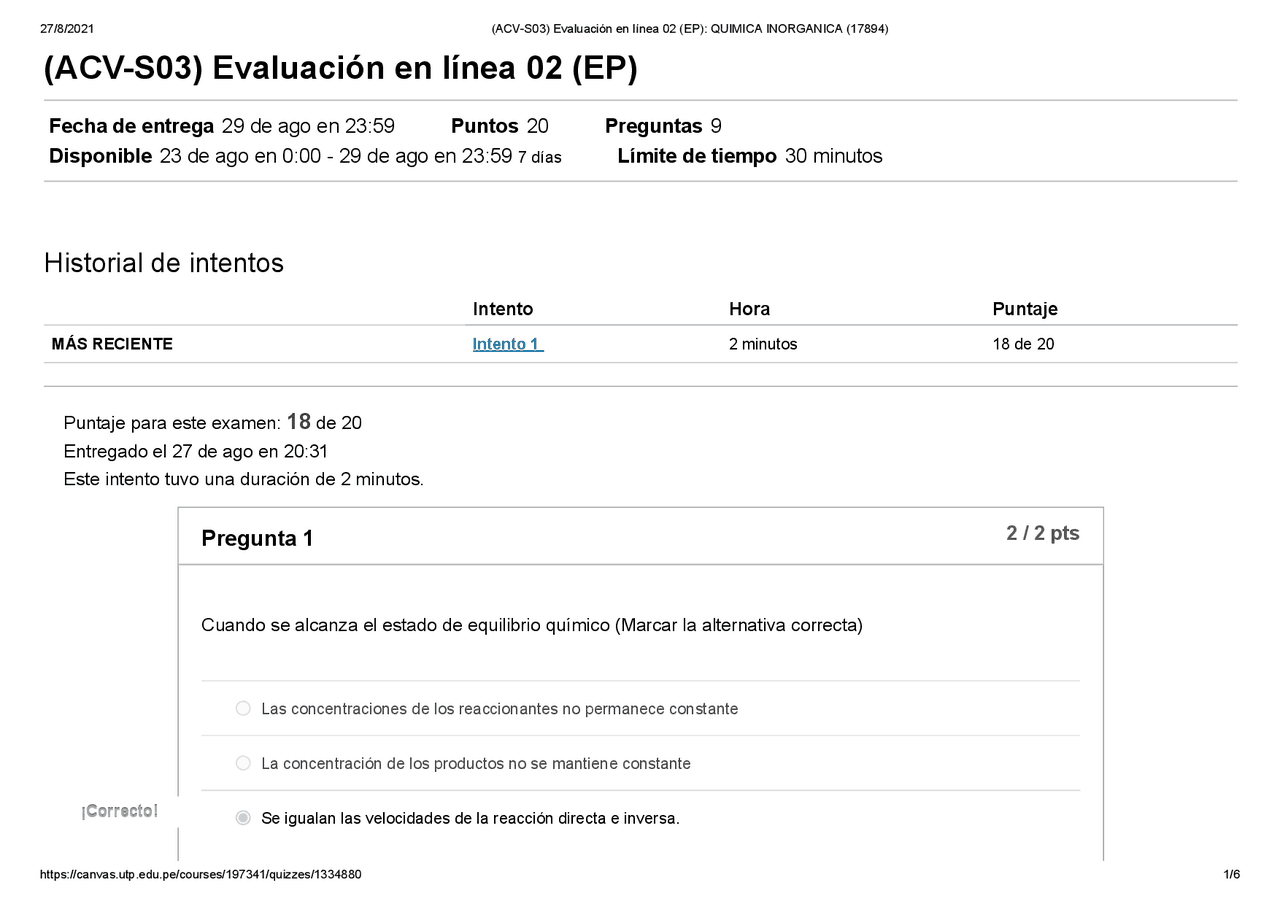 (ACV-S03) Evaluación en línea 02 (EP)_ QUIMICA INORGANICA (17894).pdf | Exámenes selectividad de ...