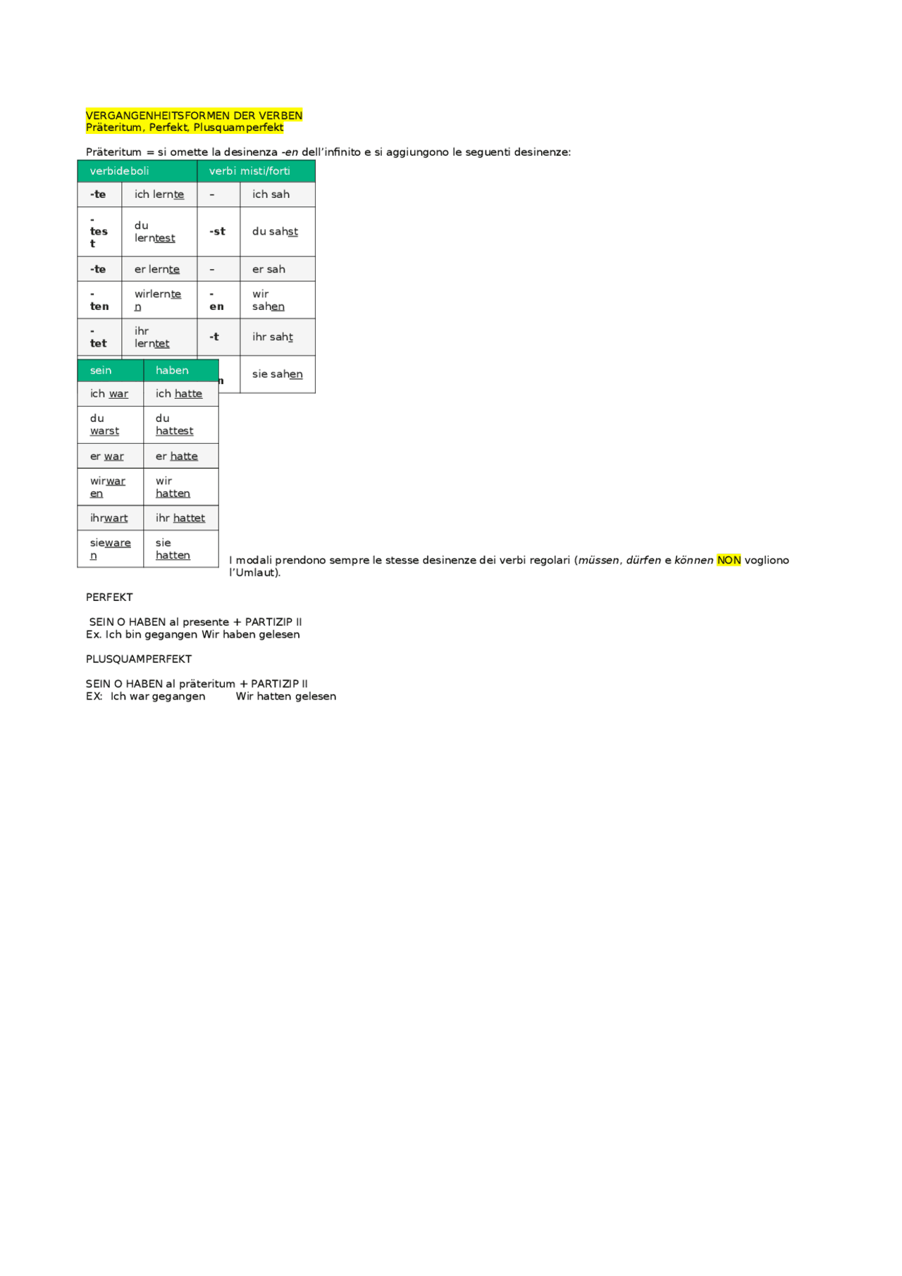 B2 deutsche Sprache: strutture utili per competenza scritta B2 - Docsity