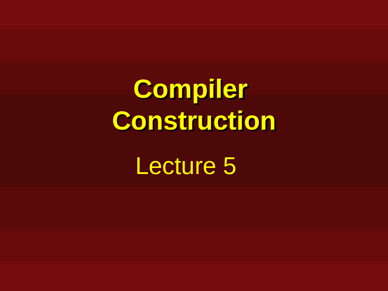 Compile Constructions Docsity