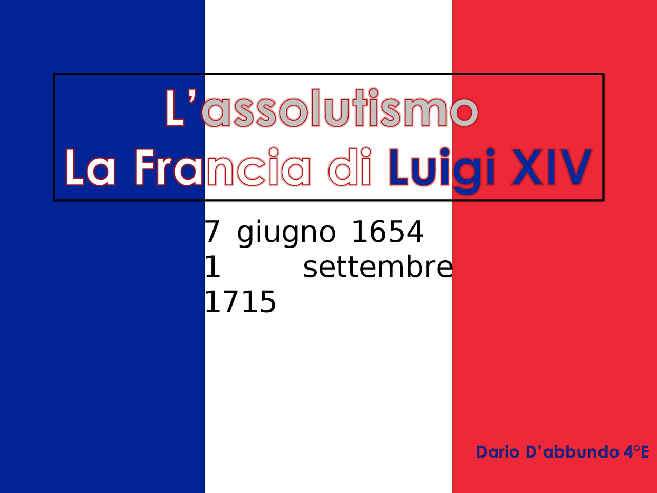 Lassolutismo Nel Regno Del Re Di Francia Luigi Xiv Docsity