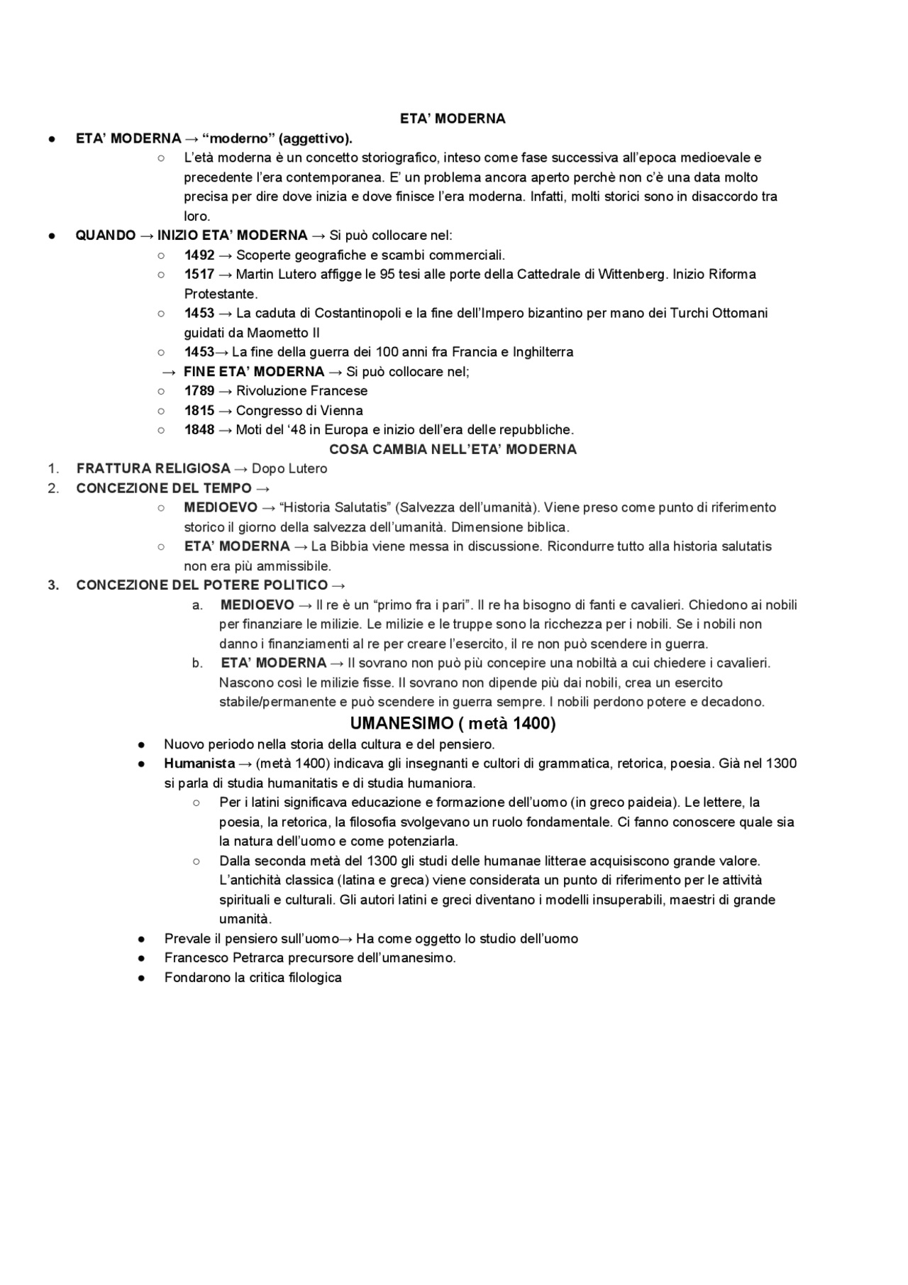 Umanesimo E Rinascimento Docsity