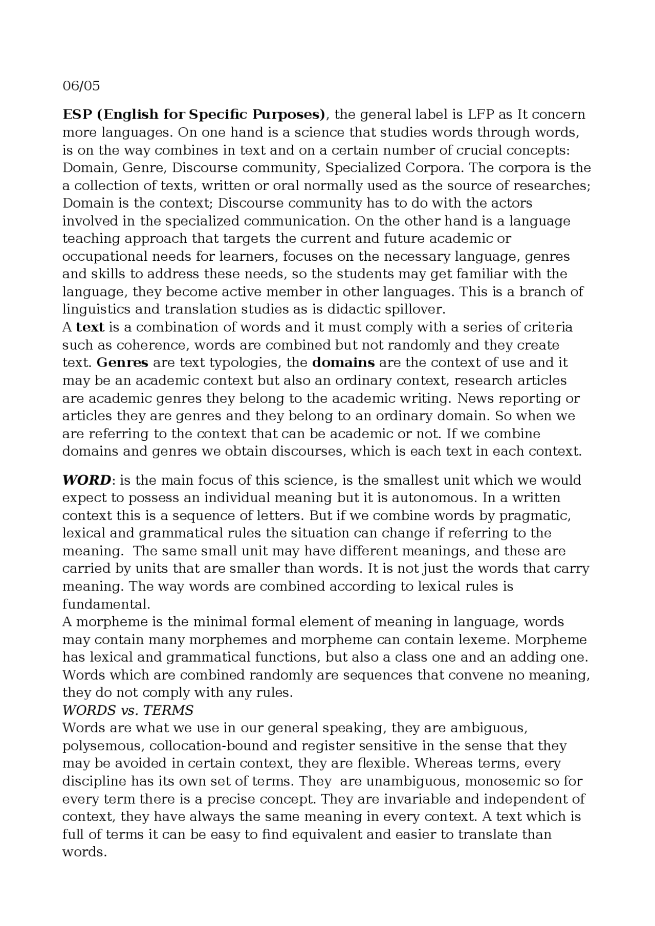 Secondo Modulo Lingua Inglese Docsity