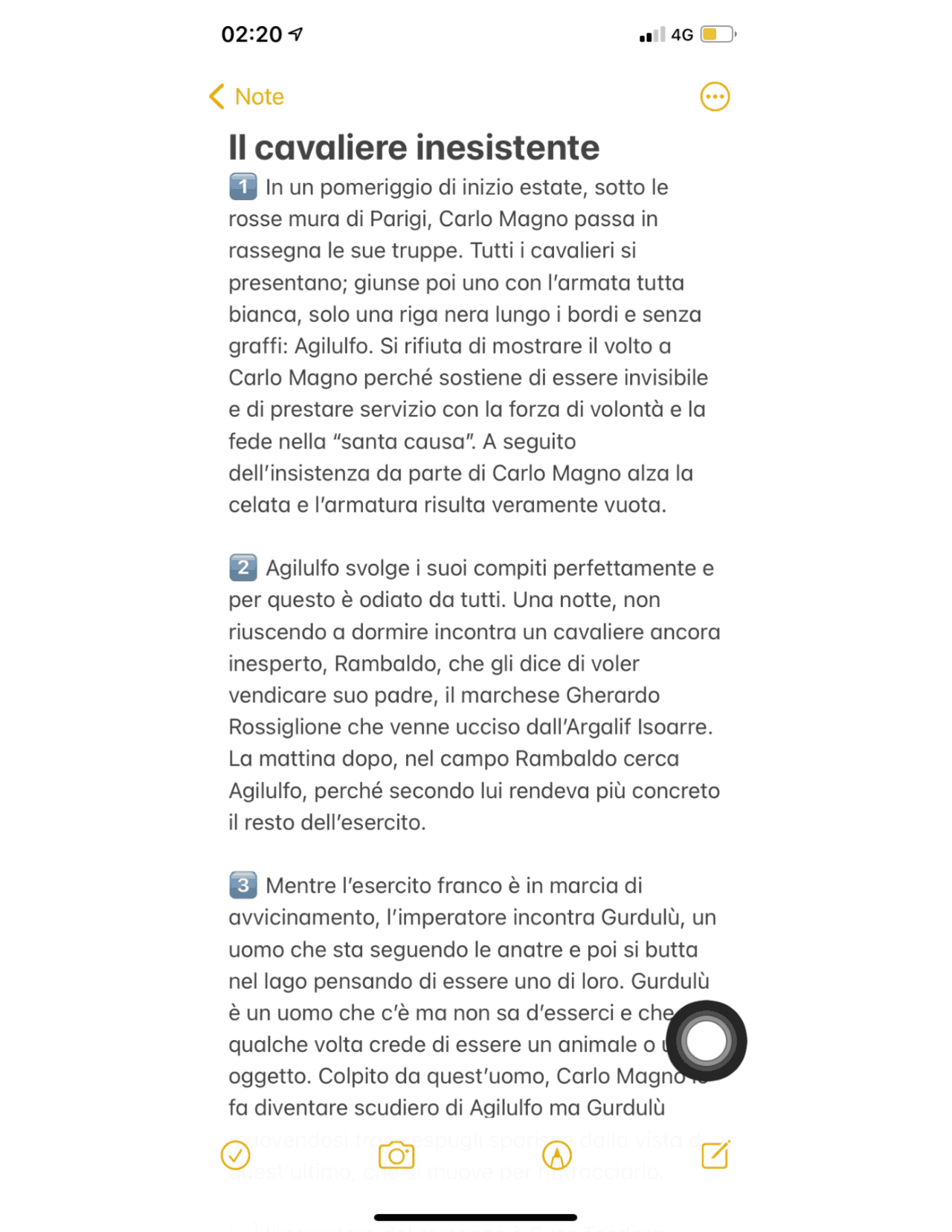 Il Cavaliere Inesistente Docsity