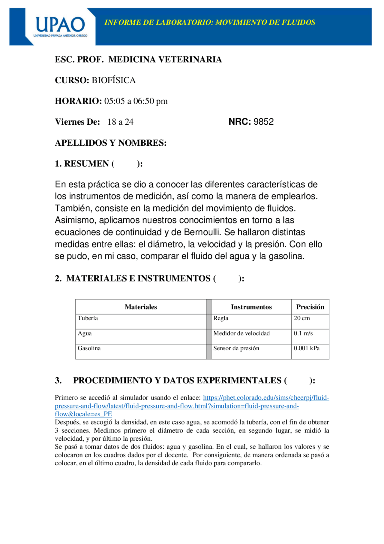 Prácticas De Laboratorio De Biofísica Guías Proyectos
