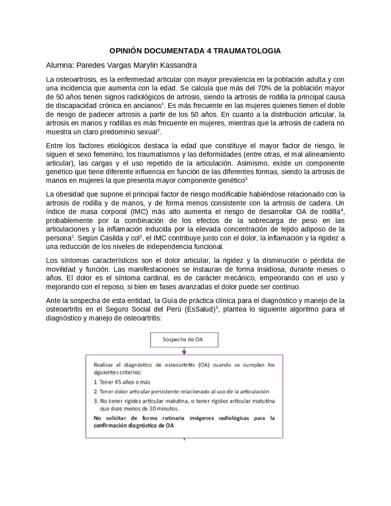 TRAUMATOLOGIA opinión de caso 5 - Docsity