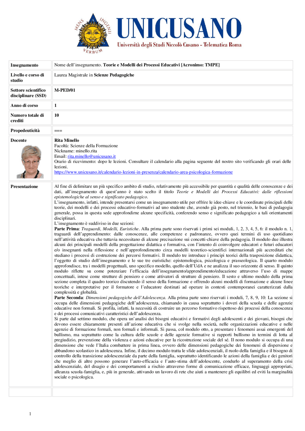 Modelli E Teorie Di Progettazione Docsity