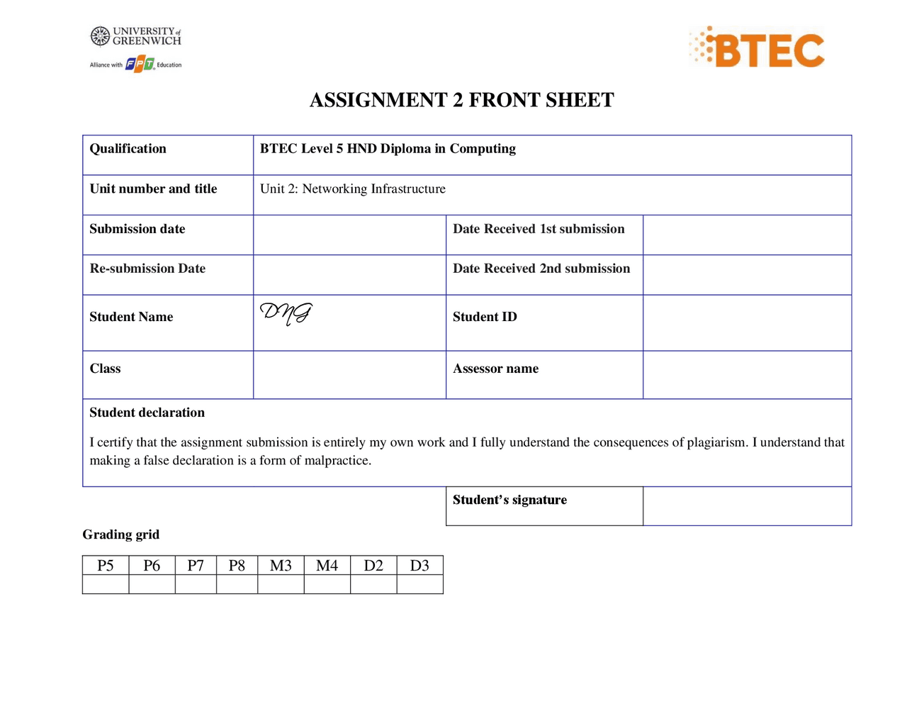Instructions To Pass Assignment 1 And 2 Networking 1619 Docsity