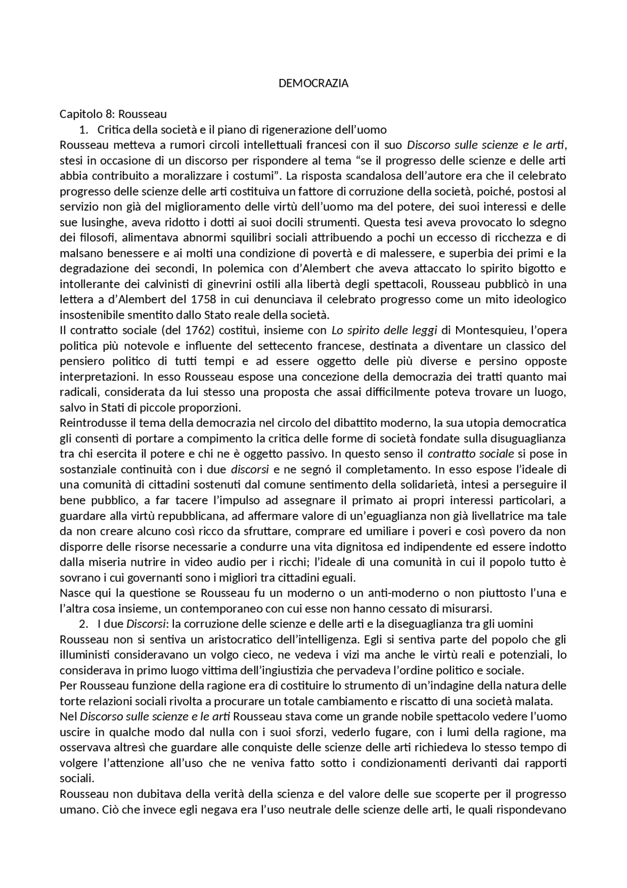 Democrazia Di Salvadori Docsity