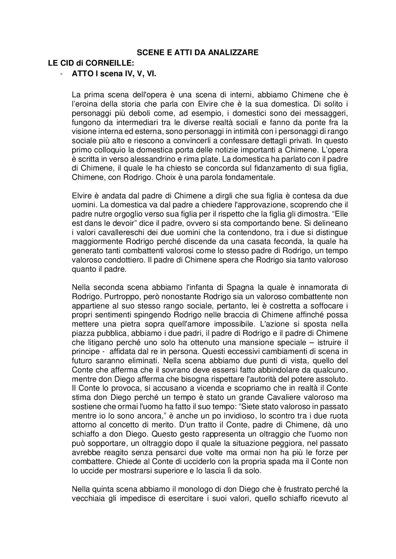 Analisi Scene E Atti Parte Due Docsity