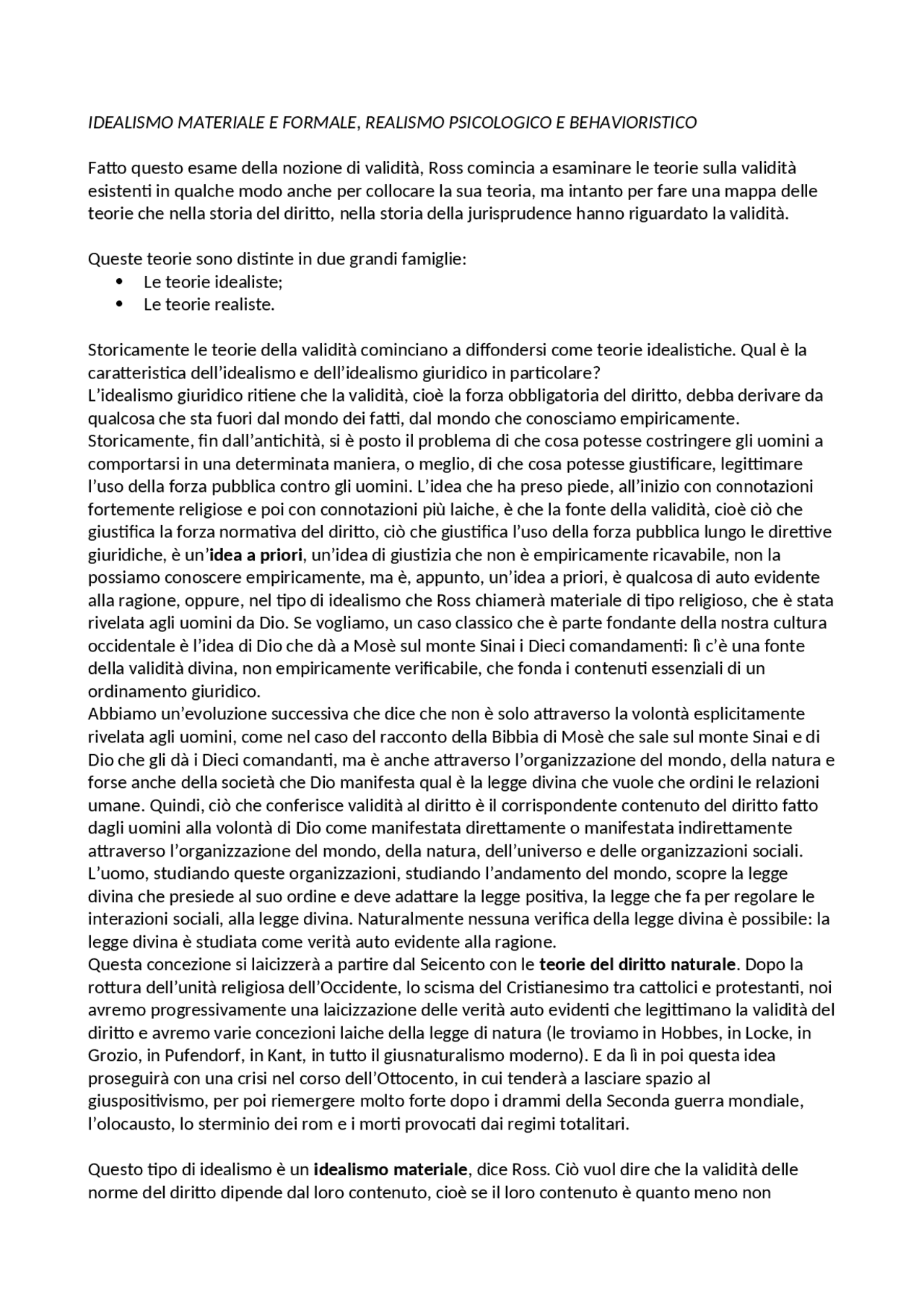 Appunti Diritto E Giustizia Alf Ross Cap 2 Docsity
