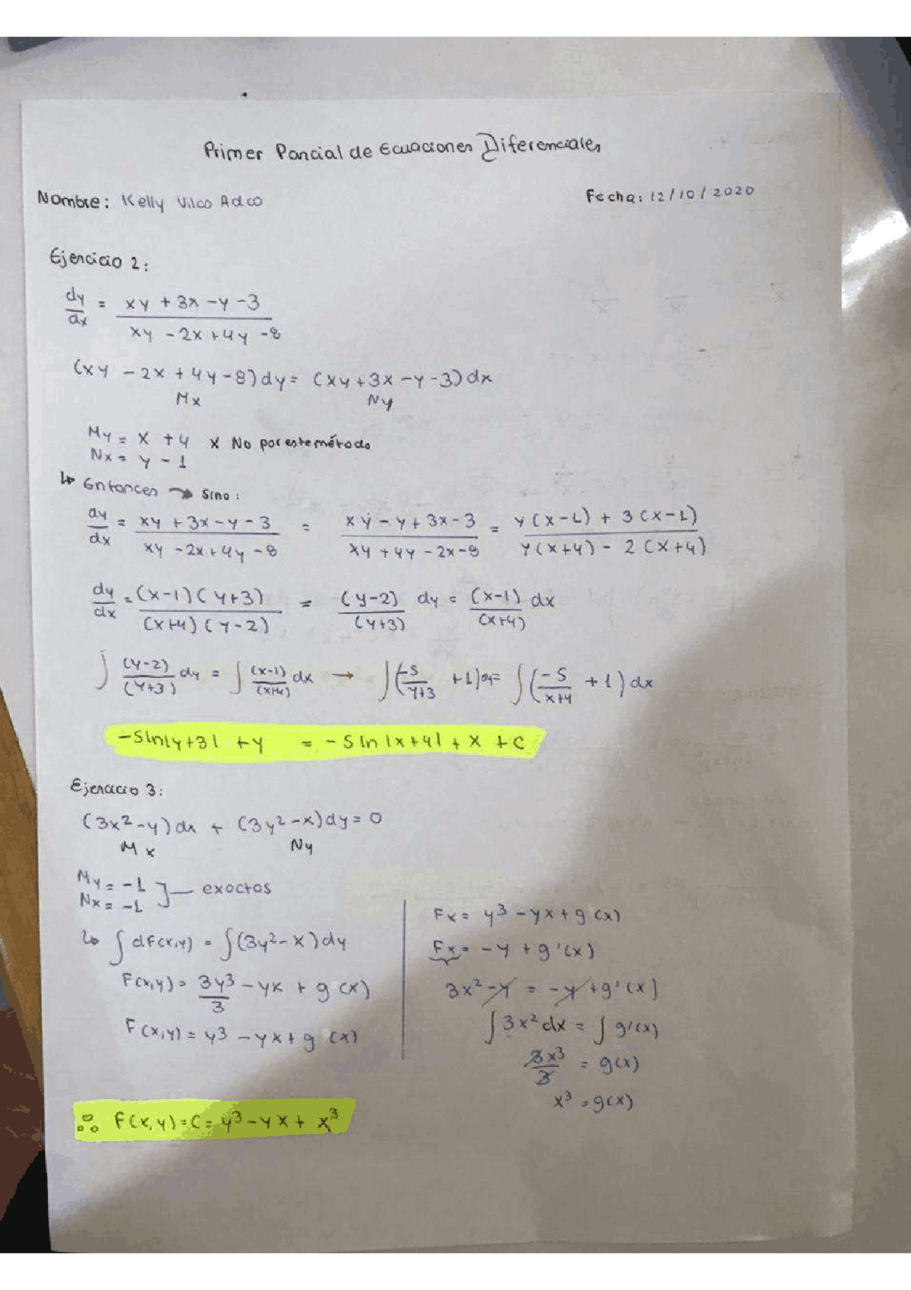 Ejercicios De Metodos Numericos Y Otros Docsity
