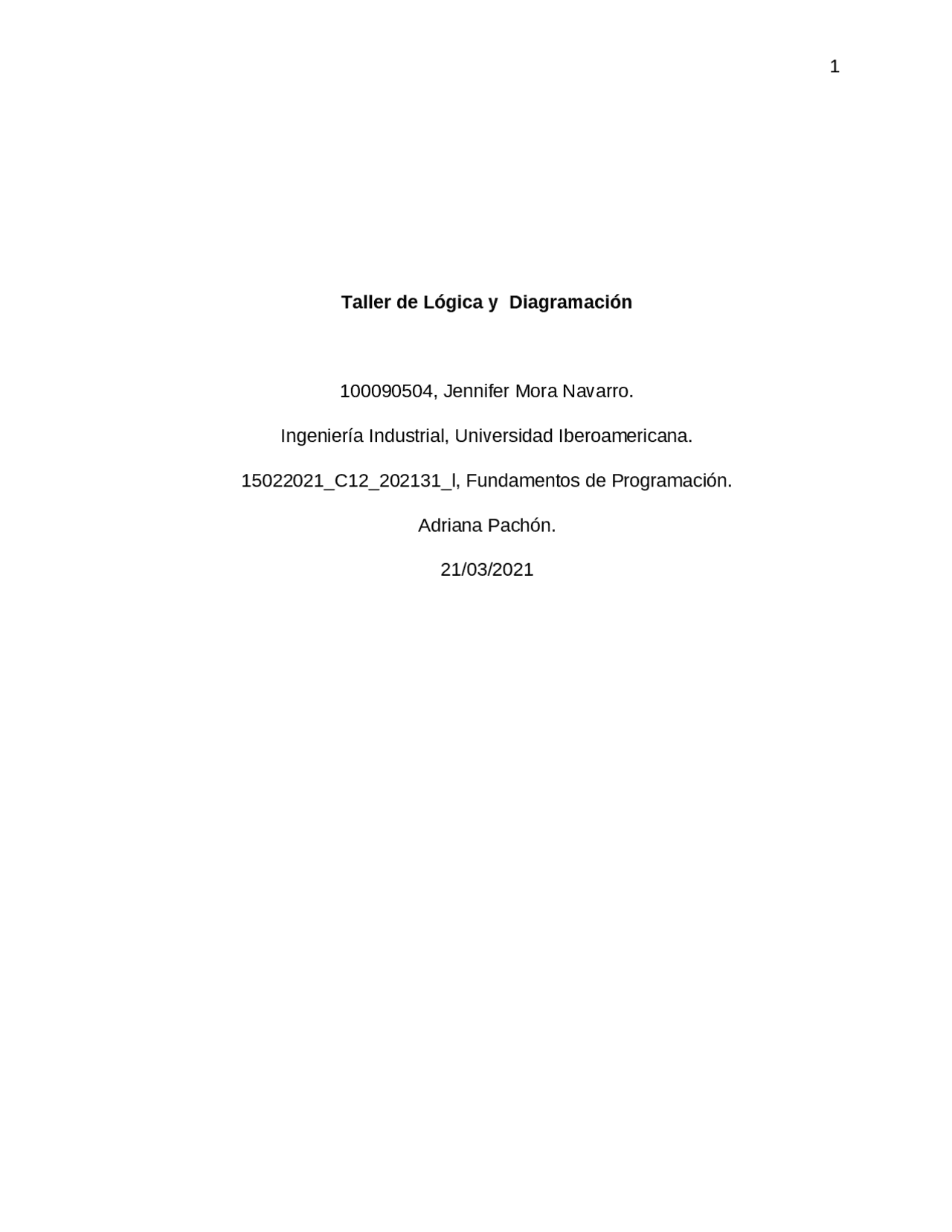 Fundamentos De Programacion Docsity