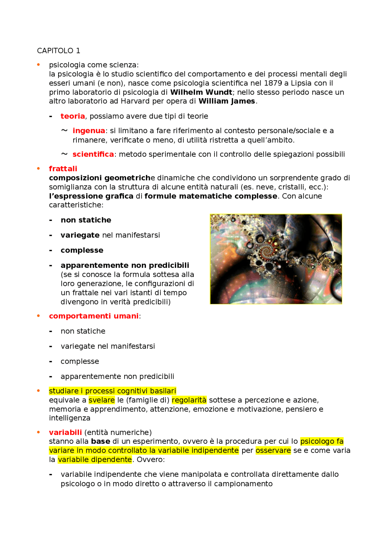 Appunti Integrati Con Slide E Manuale Di Psicologia Generale Capitolo