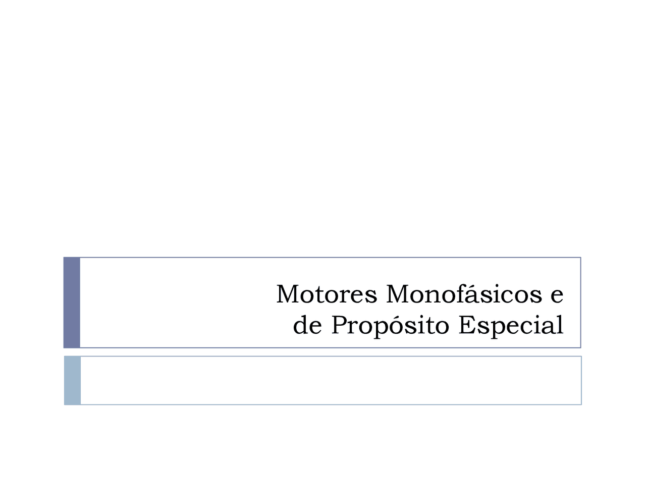 Motores De Indução Monofásicos Partida Docsity