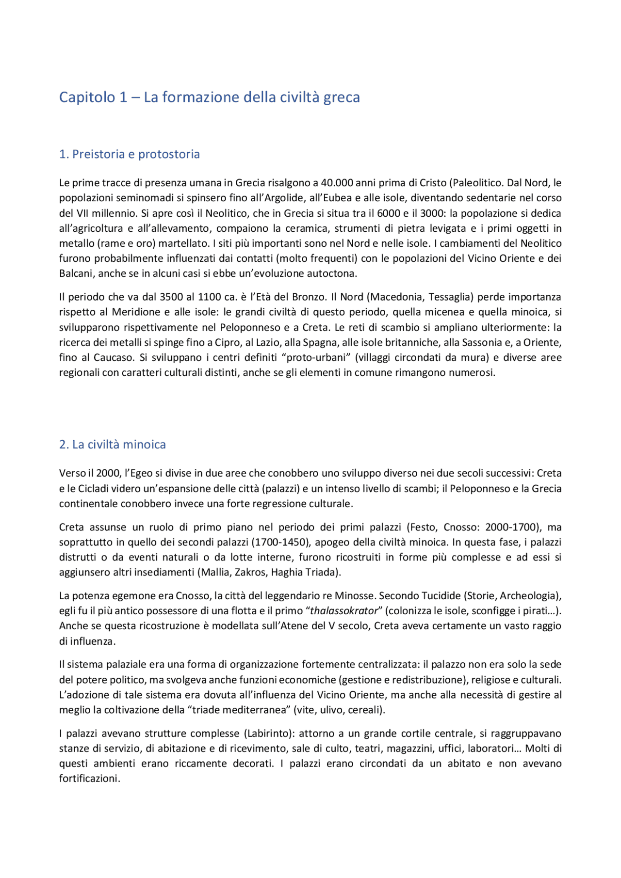 Manuale Di Storia Greca C Bearzot Riassunto Completo Sintesi