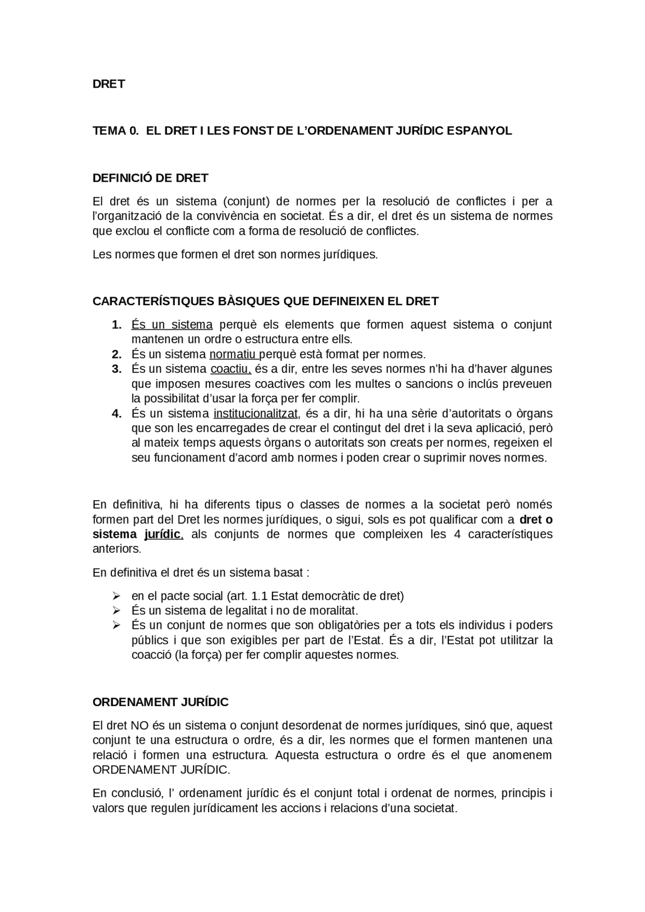 Apunts Fonanments Del Dret Docsity