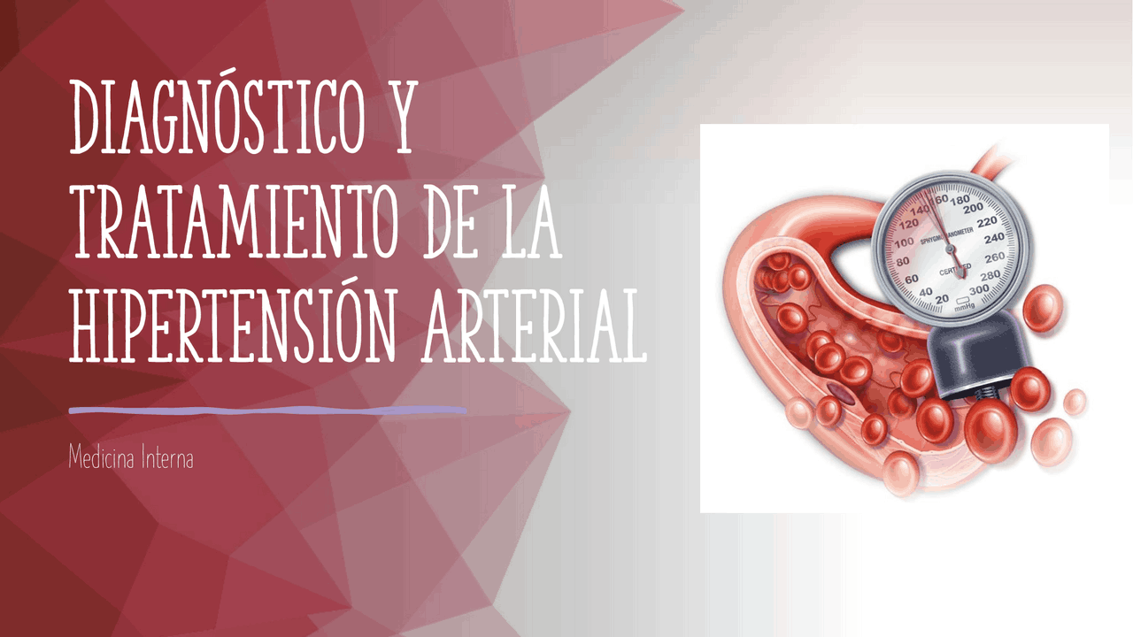 Hipertensión Arterial Docsity