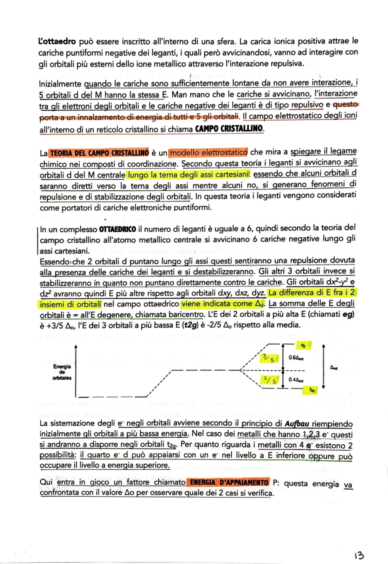 Complessi Dei Metalli Di Transizione Docsity