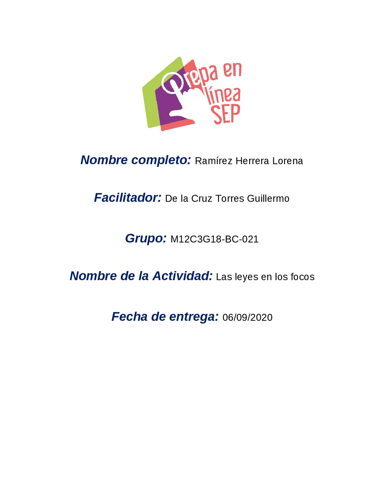 Las Leyes En Los Focos Docsity