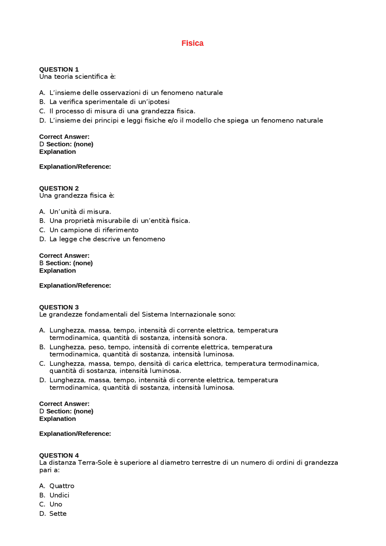 Fisica Ingegneria Informatica L 8 Mercatorum Docsity