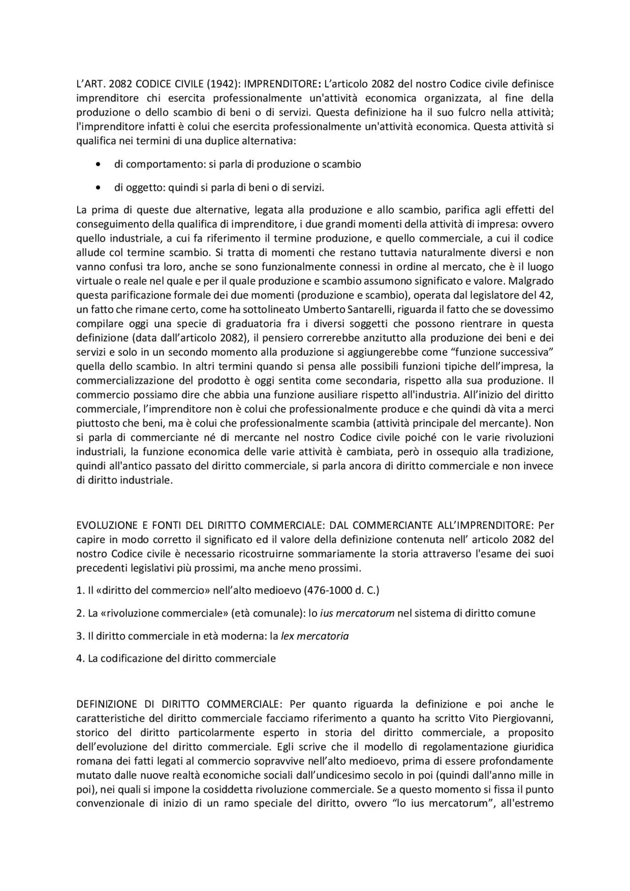 Seconda Parte Di Storia Del Diritto Commericiale Docsity