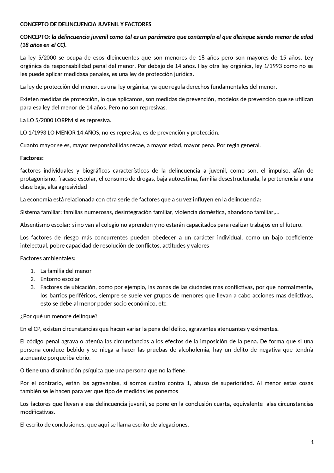 Apuntes Derecho Penal De Menores Docsity