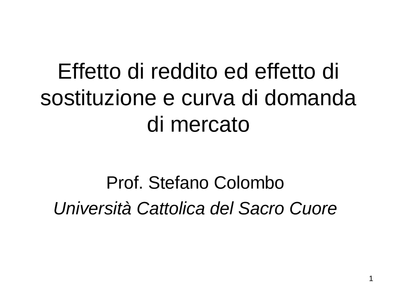 Lezione 4 Microeconomia Docsity