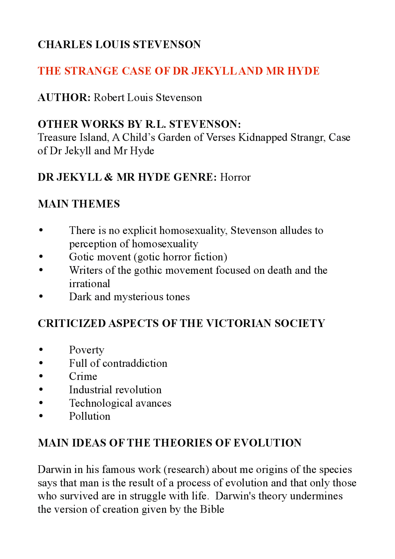 Charles Louis Stevenson Docsity