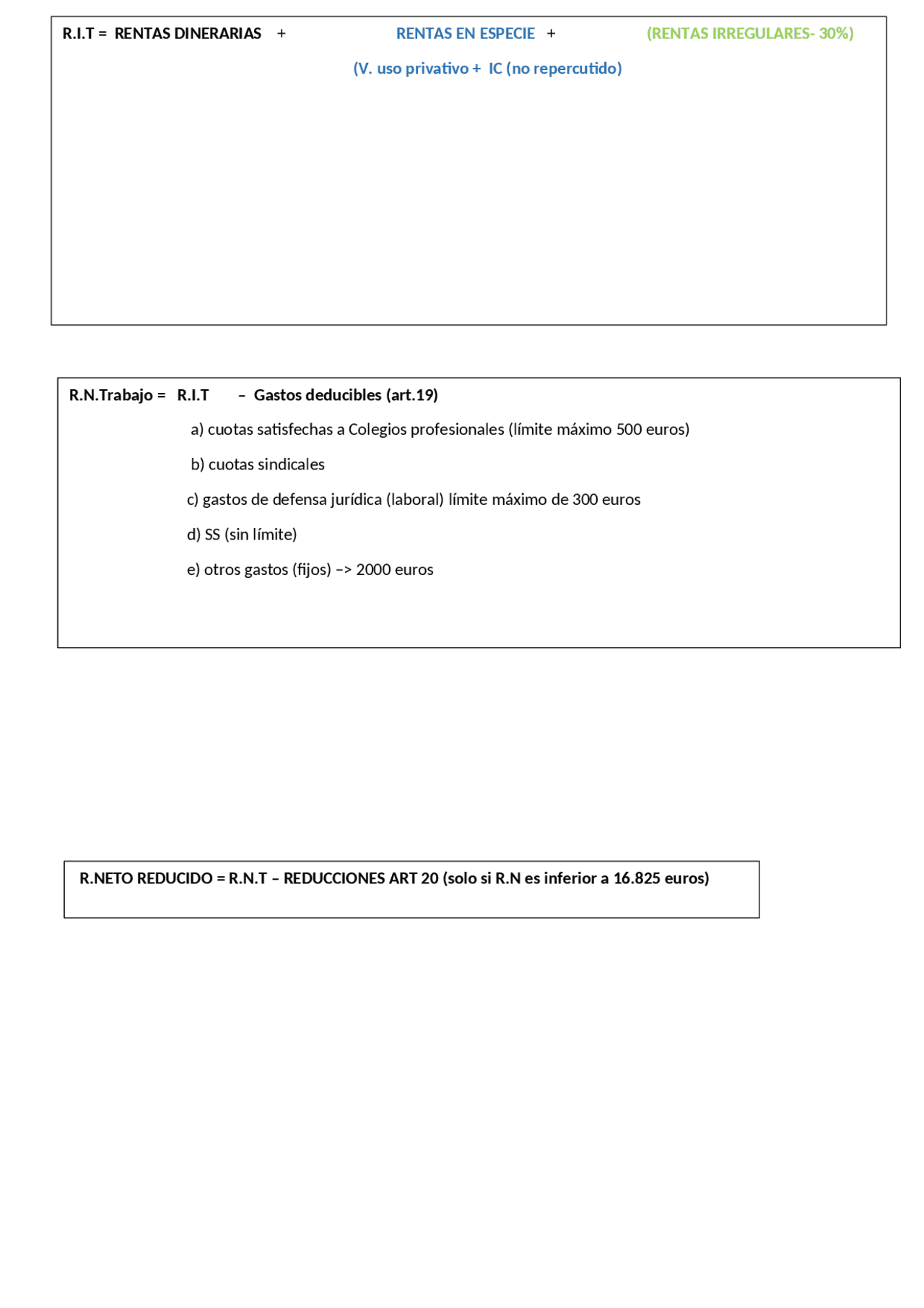 Plantilla Para Ejercicios Irpf Docsity