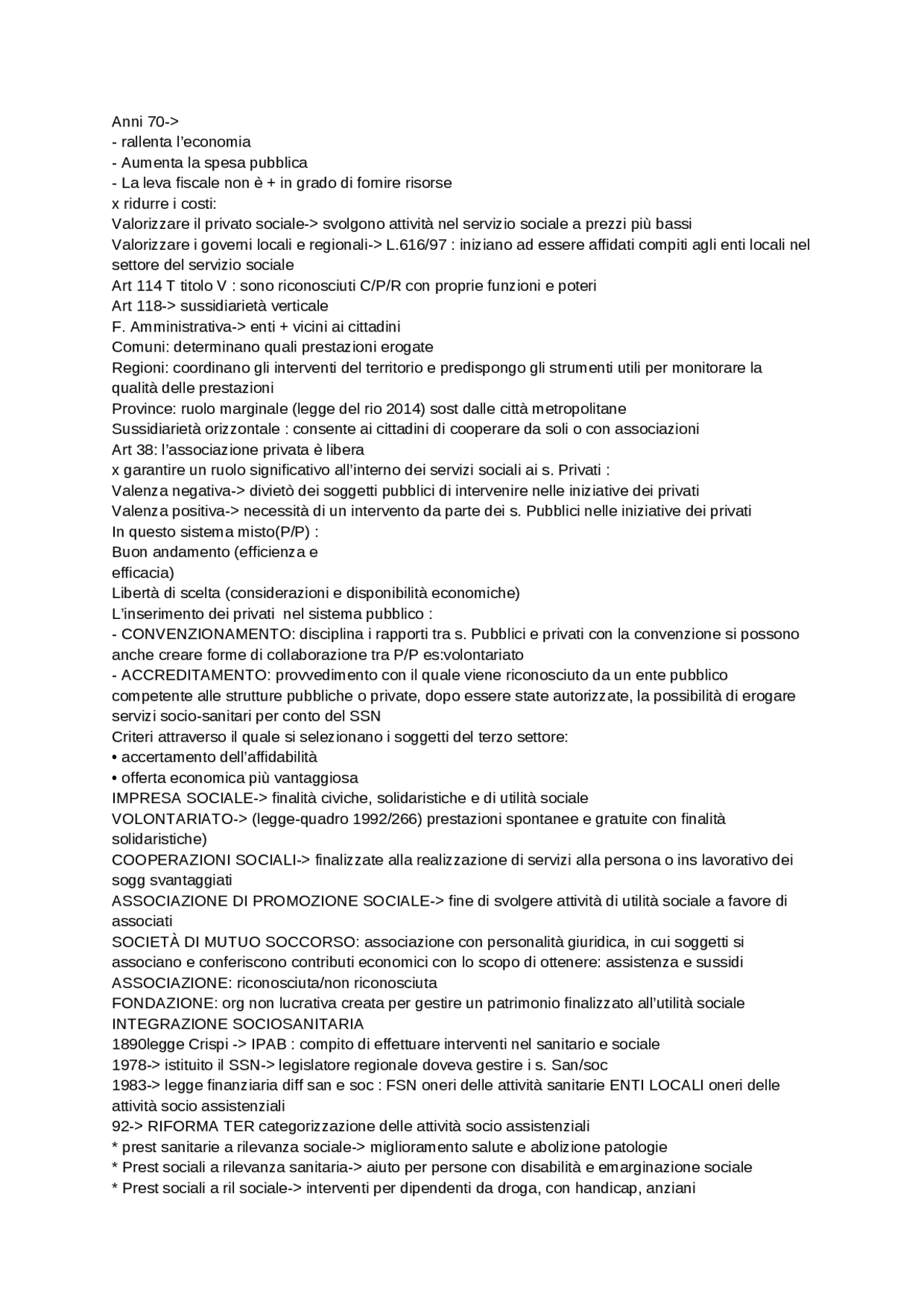 Manuale Di Diritti Del Servizio Sociale Docsity