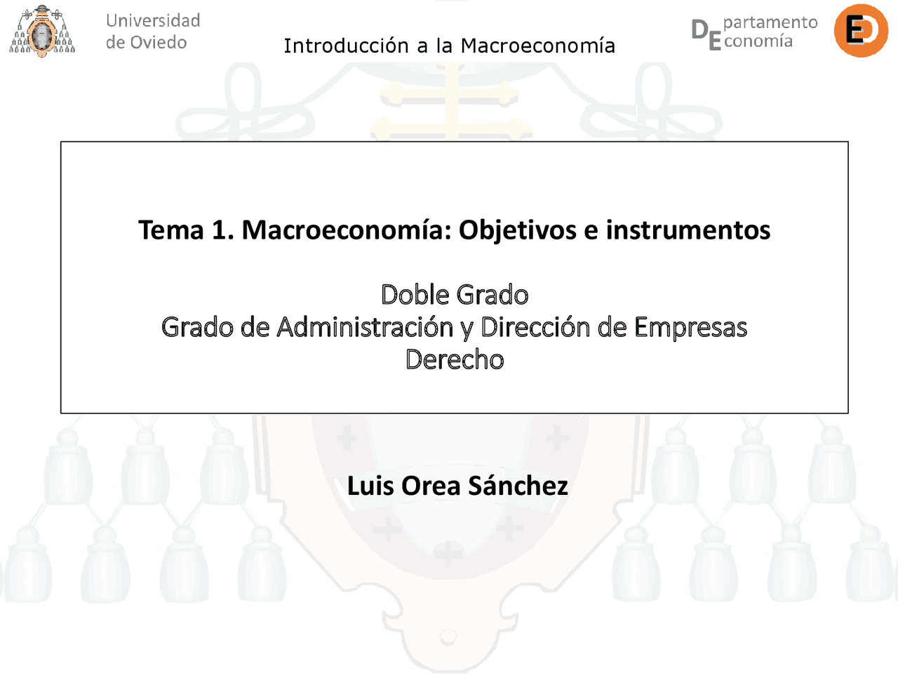Tema 1 Macroeconomia Docsity