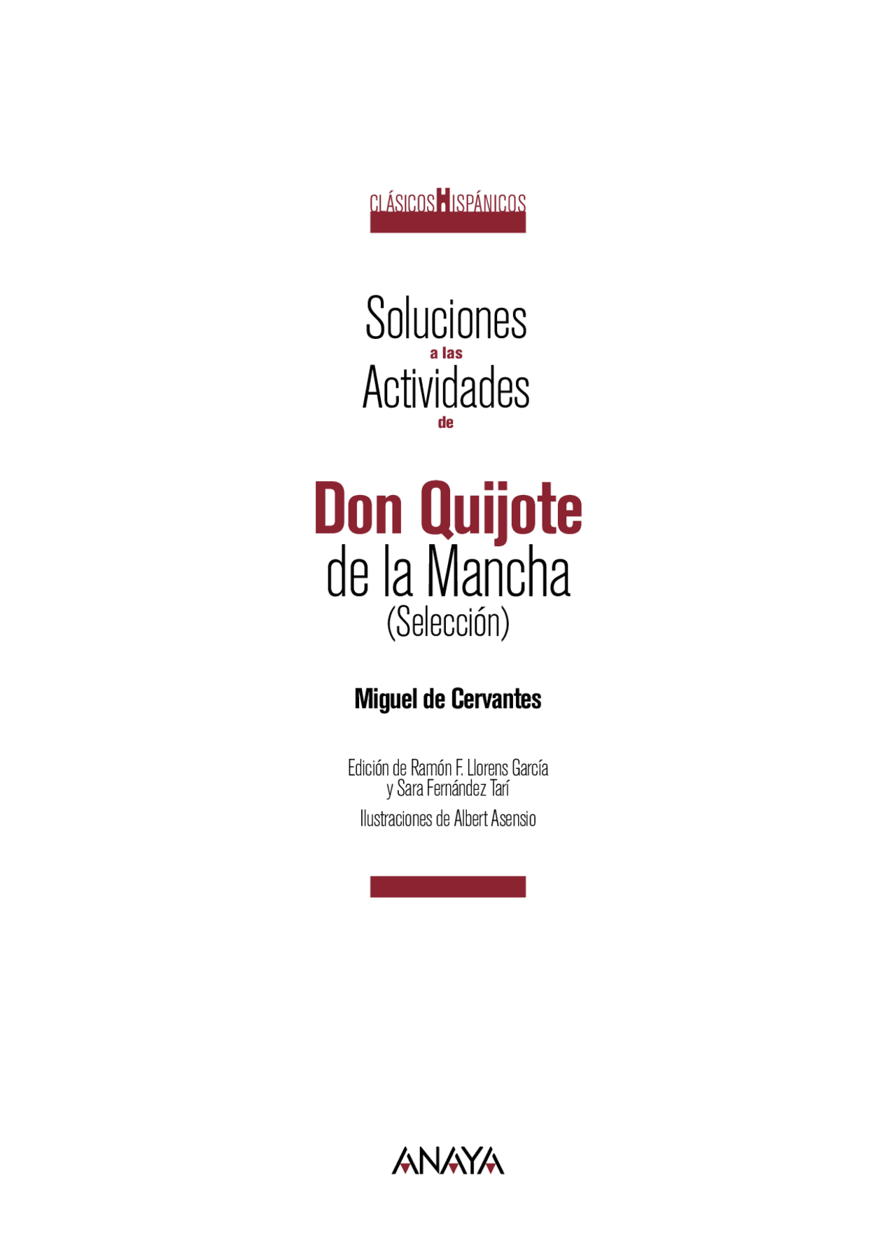 Respuestas del libro don Quijote de la mancha | Ejercicios de Lengua y ...