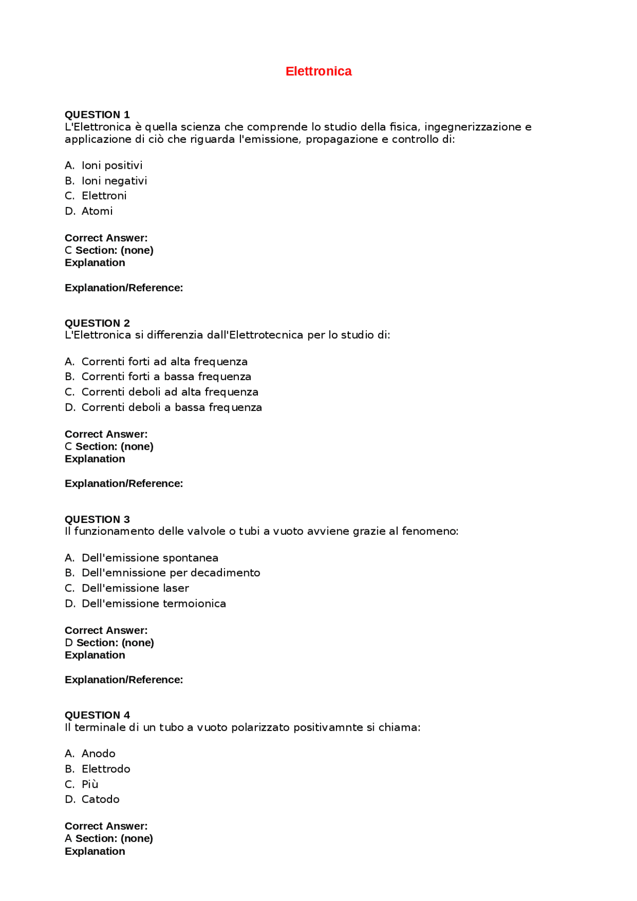 Fondamenti Elettronica Ingegneria Informatica L 8 Mercatorum Docsity