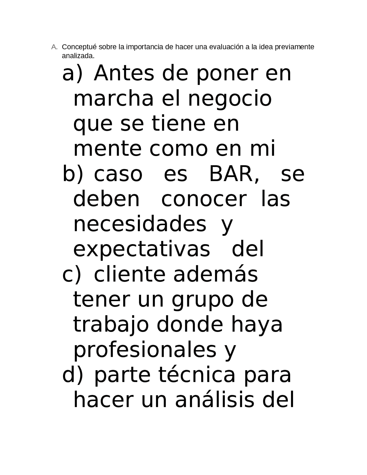 Evidence Job interview english dot works 4 - Docsity