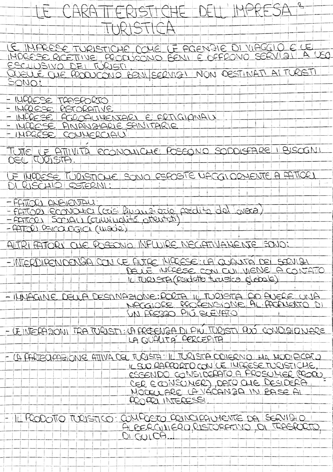 Impresa Turistica Docsity