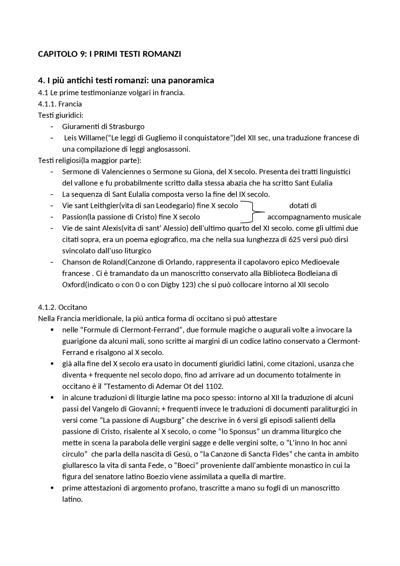 Manuale Di Linguistica E Filologia Romanza Docsity