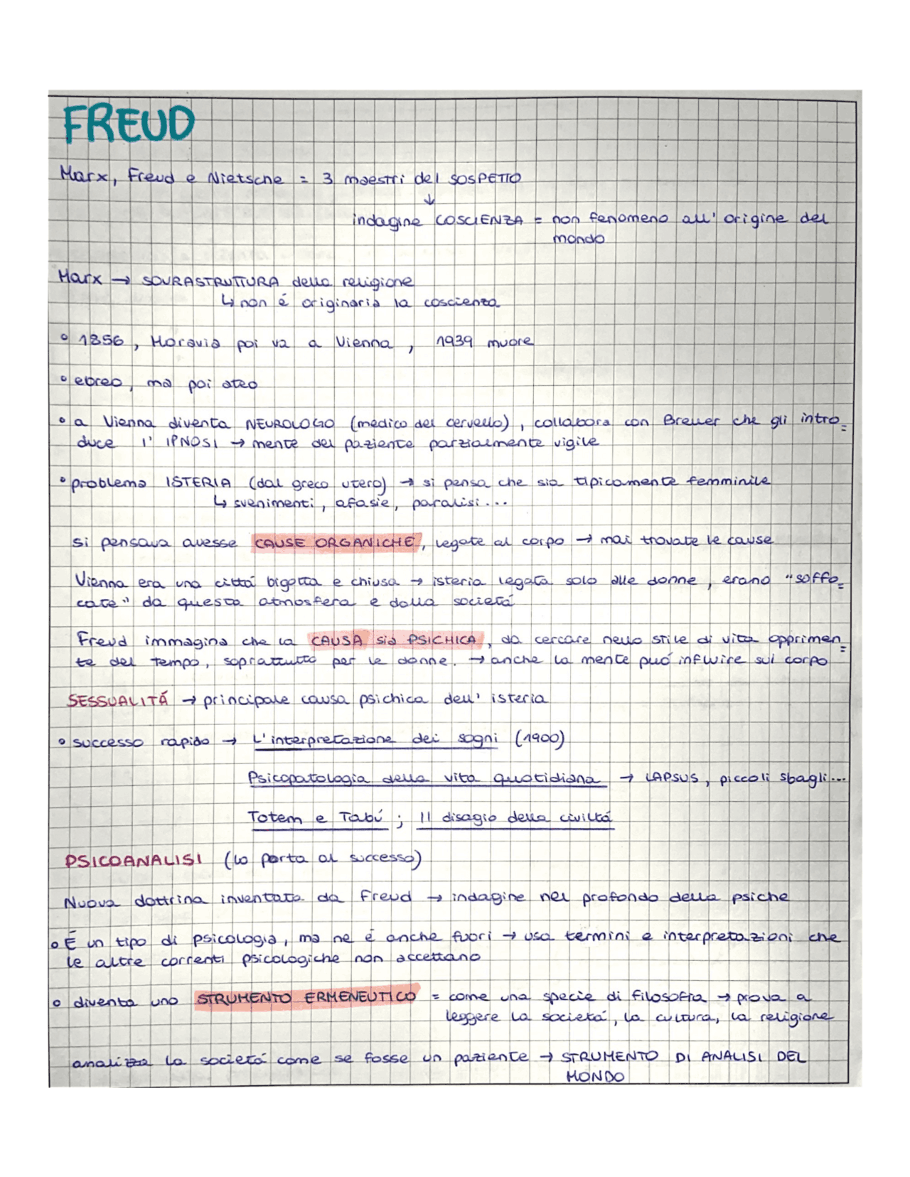 Concetti Principali Freud Docsity
