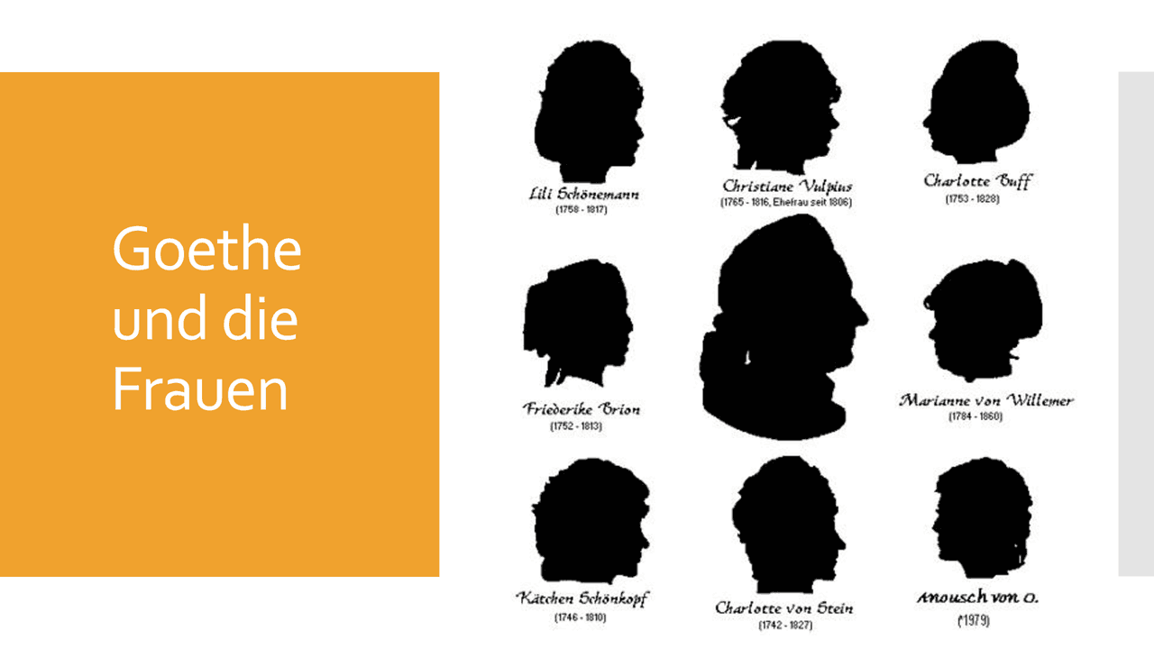 Goethe und die Frauen - Docsity