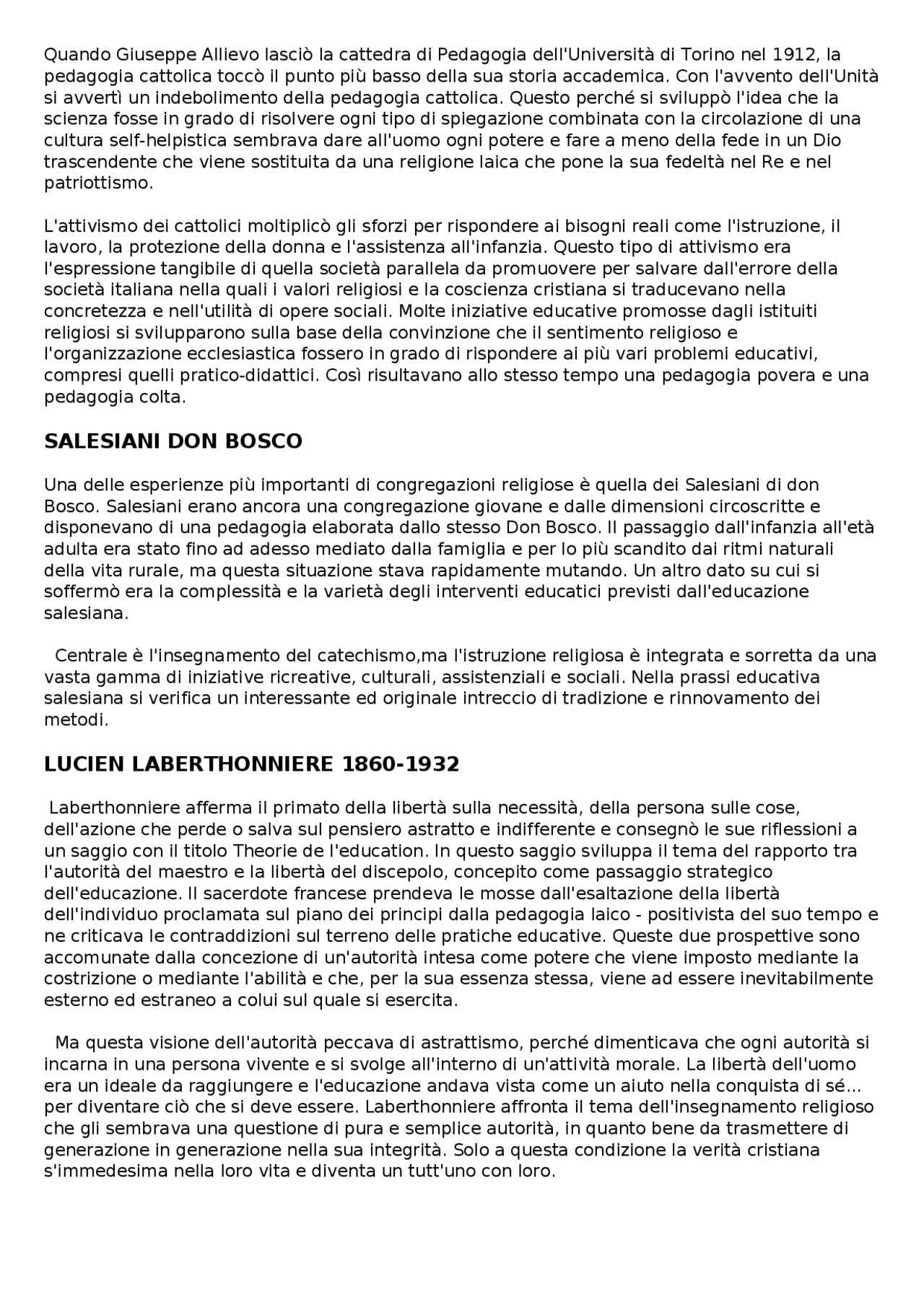 Riassunto cap 4 libro 900 pedagogico - Docsity