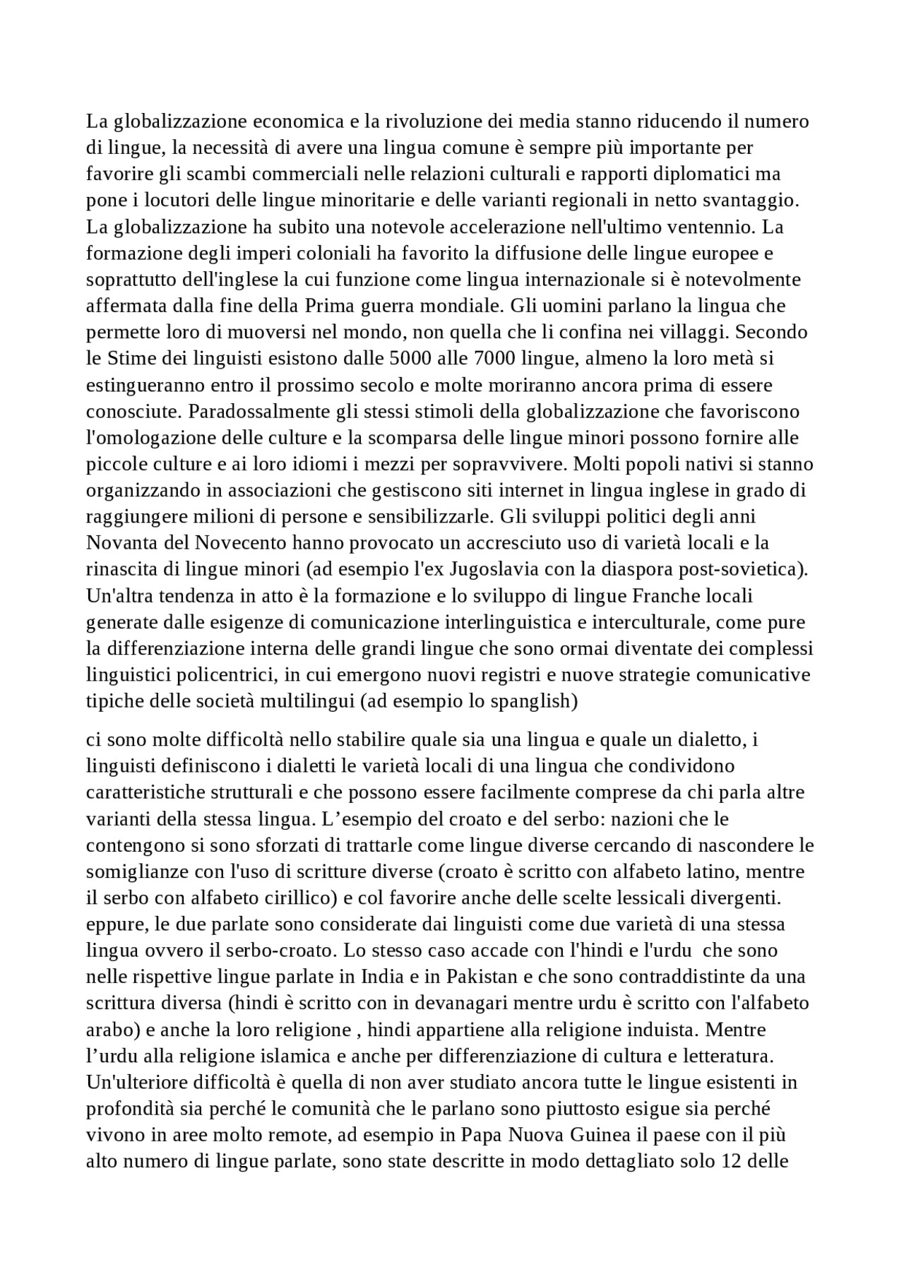 Riassunto Libro Tutela Delle Lingue Minoritarie Sintesi Del Corso Di