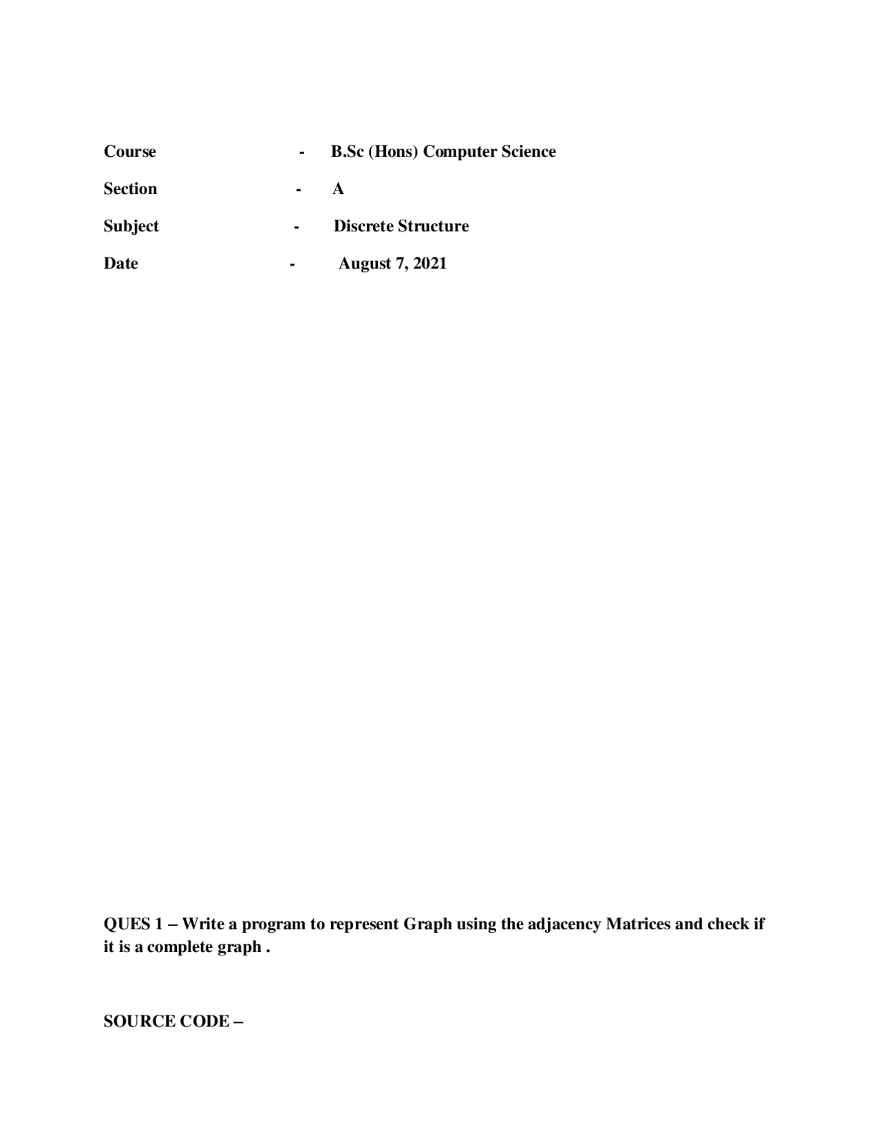 DS PRACTICAL FILE SEM 2 - Docsity