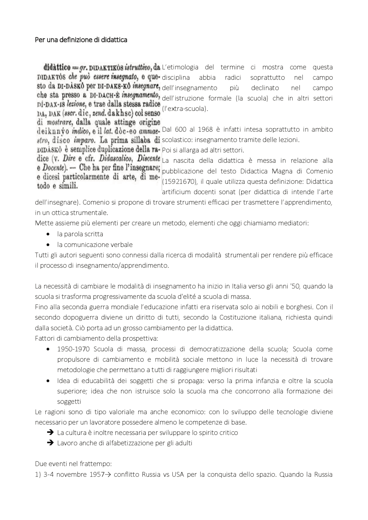 Modelli Di Mediazione Didattica Appunti Docsity